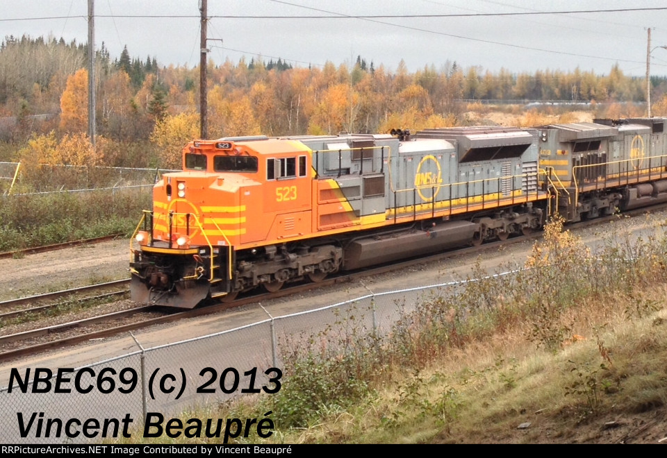 QNS&L 523 on the 523 Southbound Iron Ore